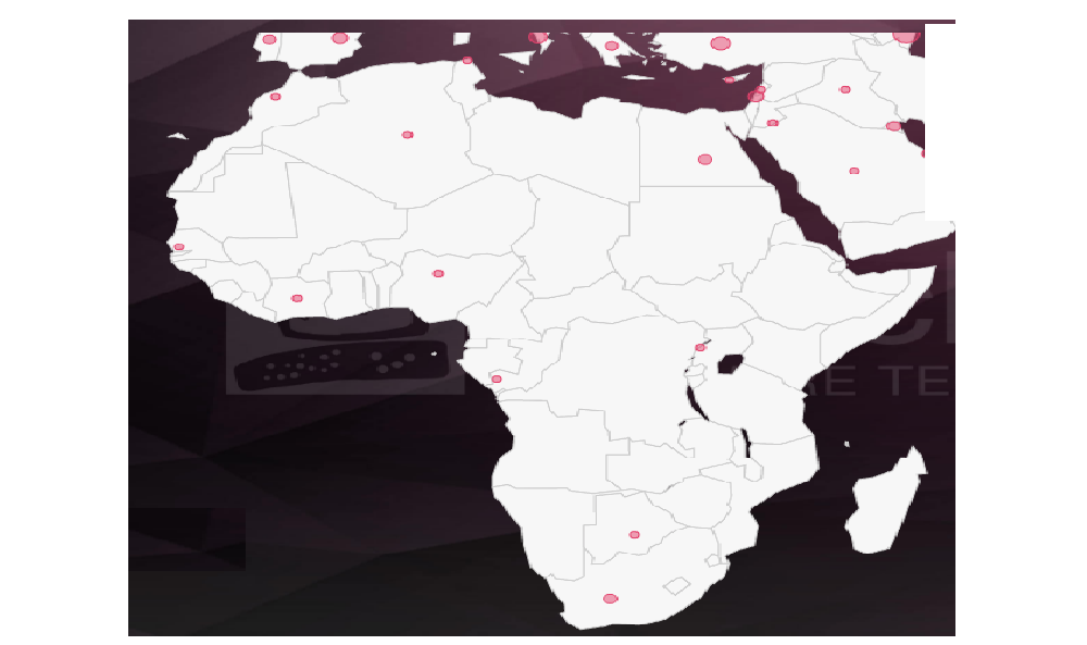 WannaCry Ransomware Infection Map - Africa - Tekedia