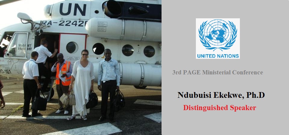 Confirmed As Distinguished Speaker for United Nations 3rd PAGE ...