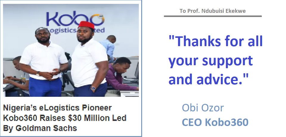 The Thank You from Kobo360 After $30 Million Backing from Goldman Sachs ...