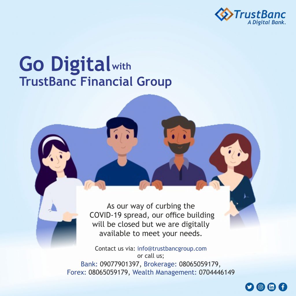 TrustBanc Daily Stock Market Scorecard, 25th March 2020 - Tekedia