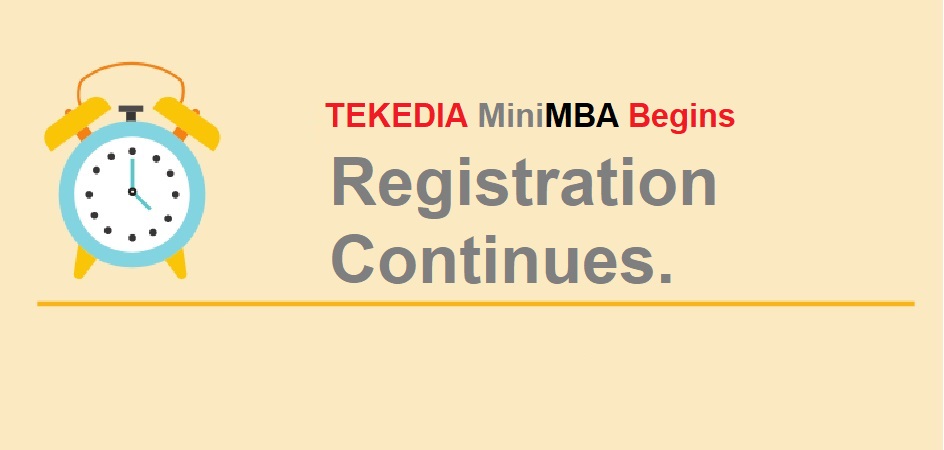 Tekedia Mini-MBA Edition 6 Begins, Registration Continues - Tekedia Tekedia Mini-MBA Edition 6 Begins, Registration Continues - Tekedia
