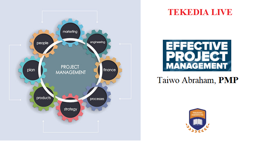Tekedia Live Tomorrow - Effective Project Management by PMI Future 50 Recipient - Tekedia
