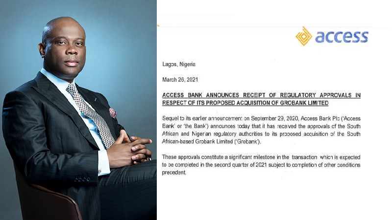 Access Bank Gets Approval to Acquire Grobank from Nigerian and South ...