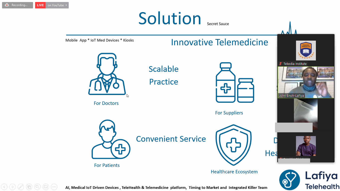 Innovations in Health Sector - Lafiya Telehealth - Tekedia Live - Tekedia