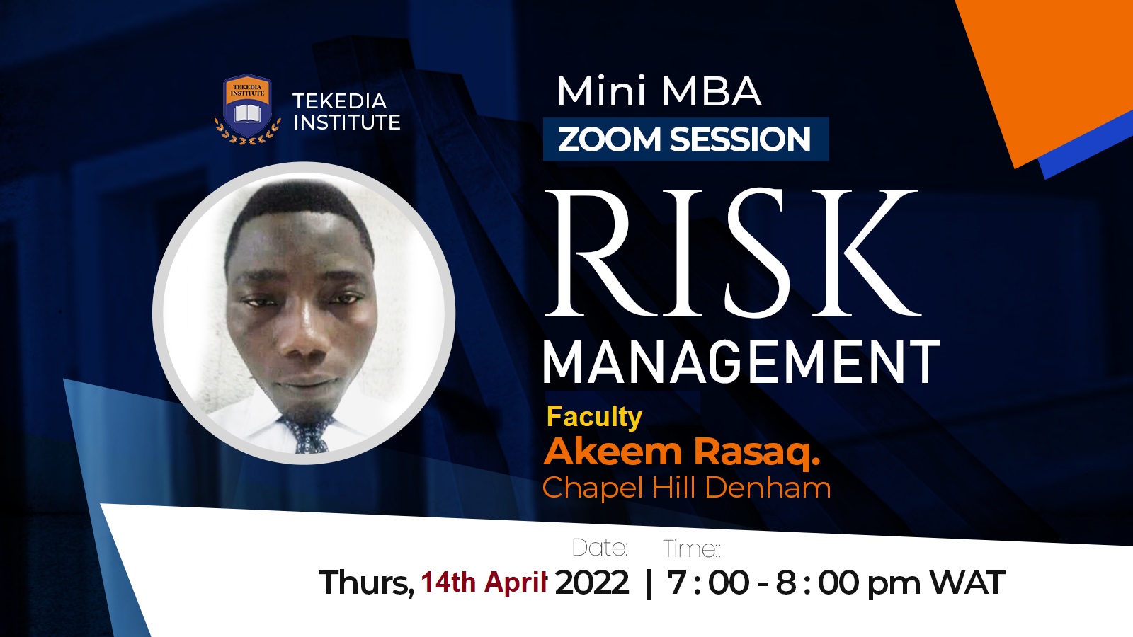 Tekedia Live - Risk Management - Tekedia
