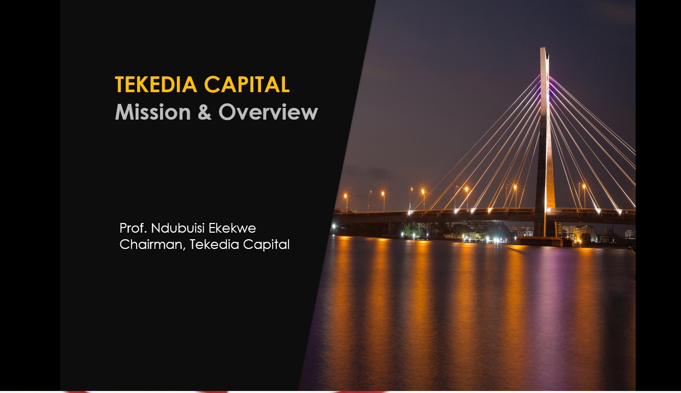 Tekedia Capital: mission and overview [video] - Tekedia