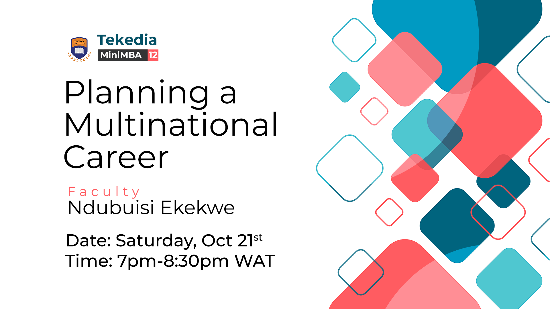 Personal Economy and Planning a Multinational Career | Tekedia Mini-MBA ... Personal Economy and Planning a Multinational Career | Tekedia Mini-MBA ...