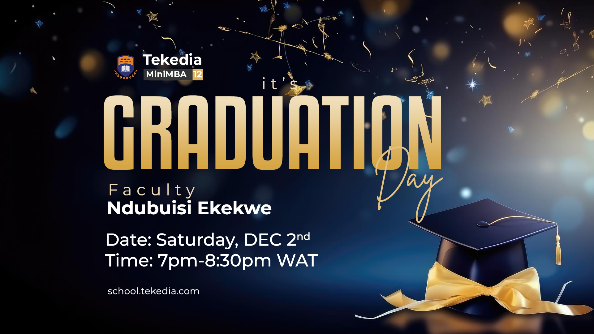It’s Graduation Day at Tekedia Institute Mini-MBA - Tekedia