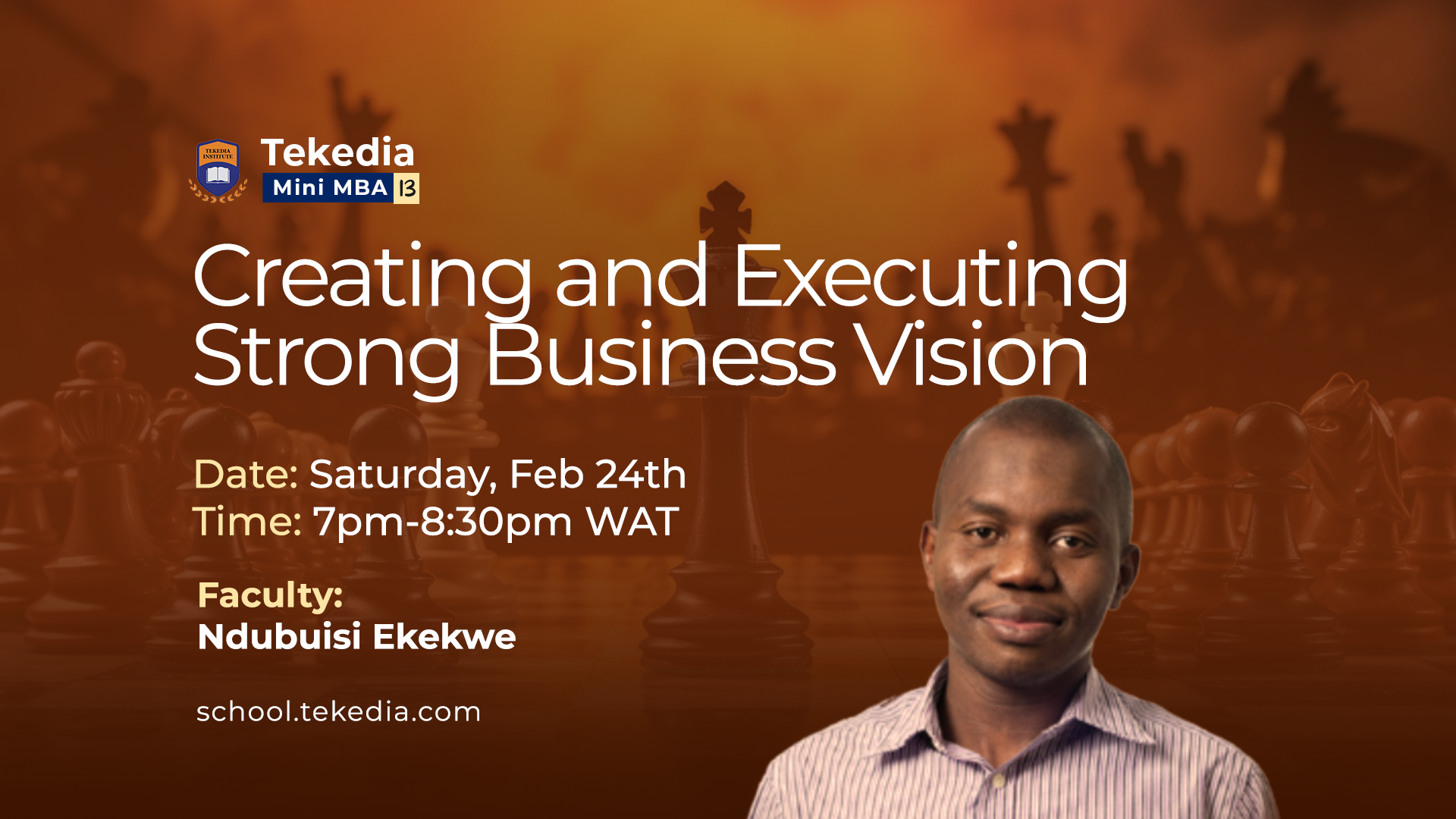 Creating and Executing Strong Business Vision – Tekedia Live Tomorrow - Tekedia