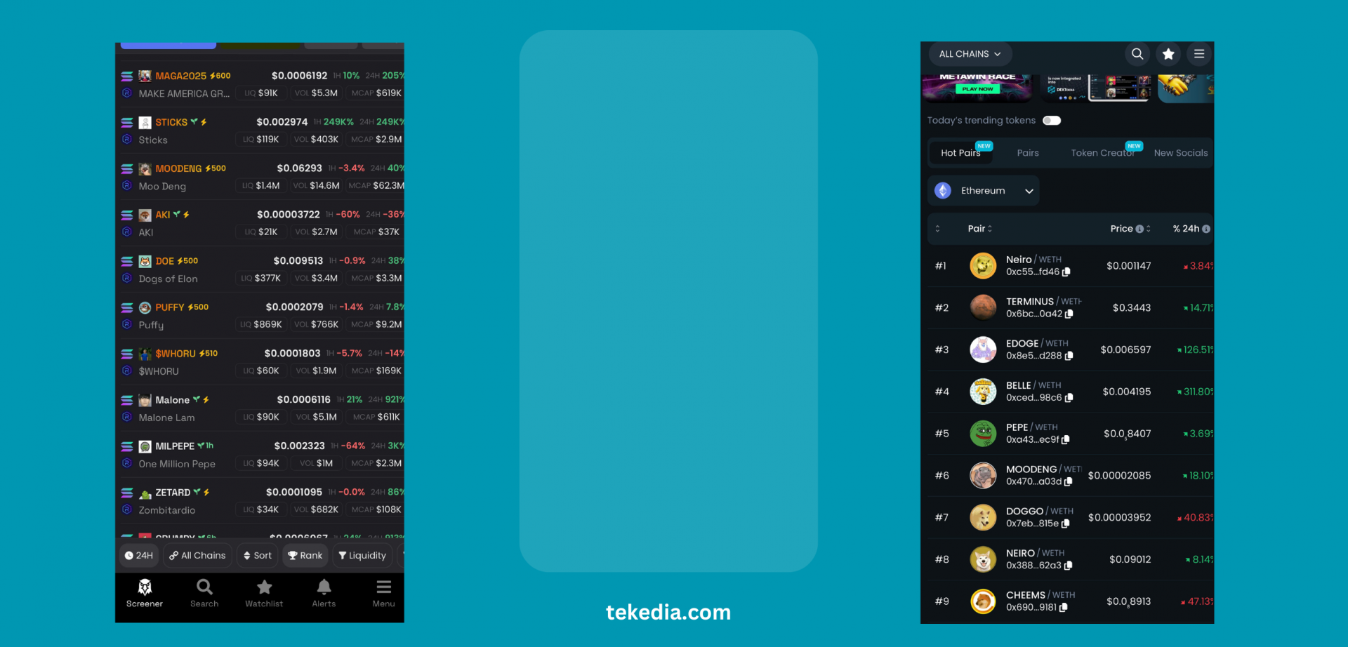 Dex Screener vs. DexTools: A Comparative Guide - Tekedia