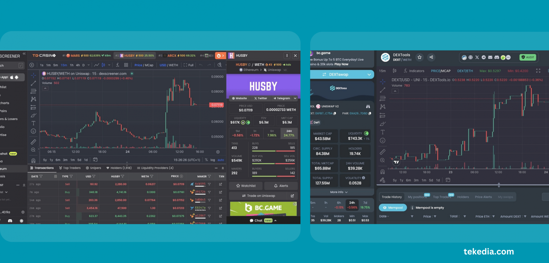Dex Screener vs. DexTools: A Comparative Guide - Tekedia