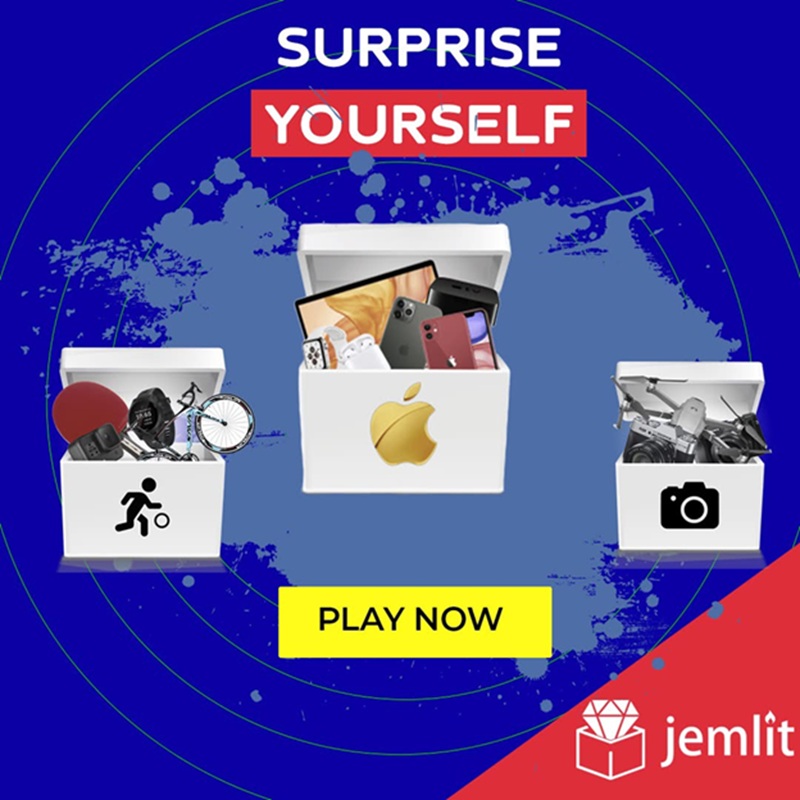 Free Giveaways 2025 on JemLit: Free Mystery Boxes, Win a Cash Prize ...
