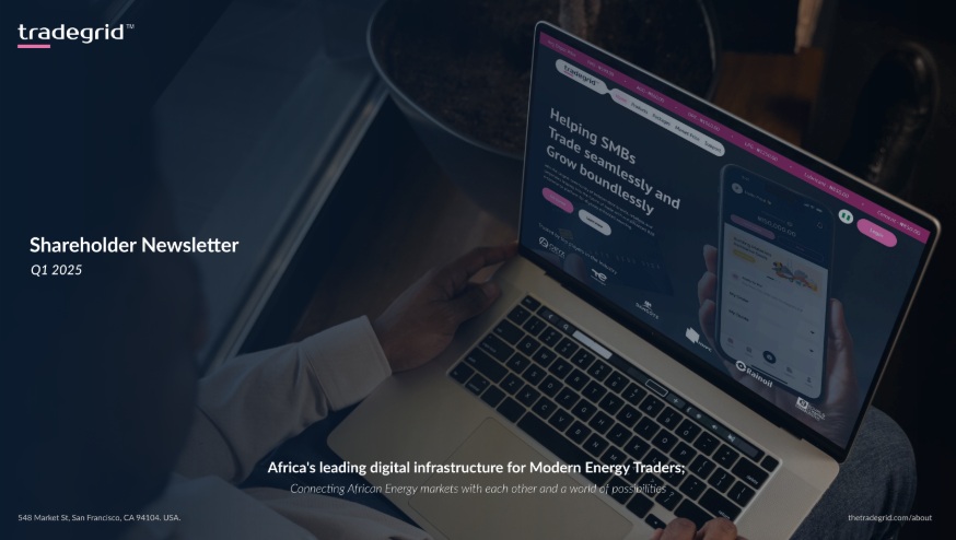 TradeGrid – Tekedia Capital Commends You For Great Q1 2015 Numbers - Tekedia