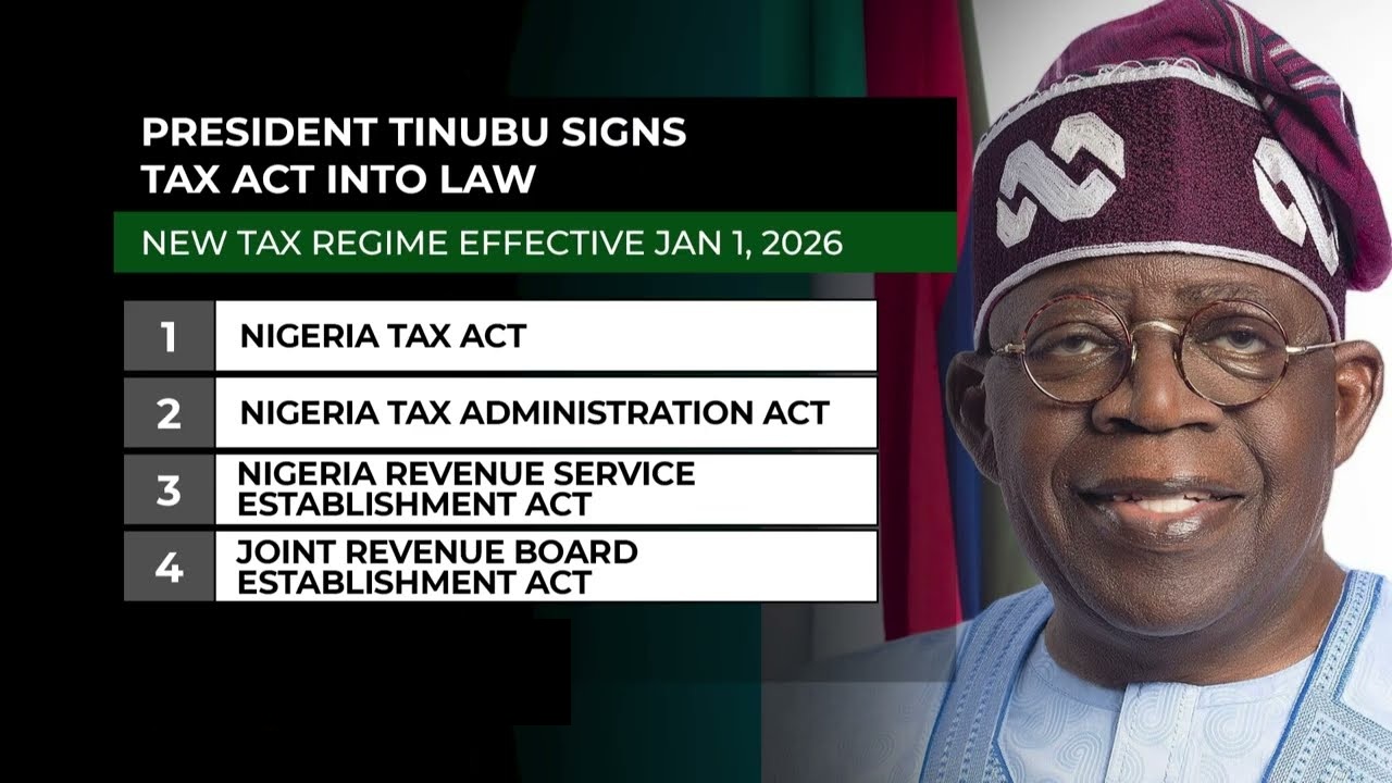 Tinubu Signs Sweeping Tax Reforms into Nigerian Law—but Revenue ...